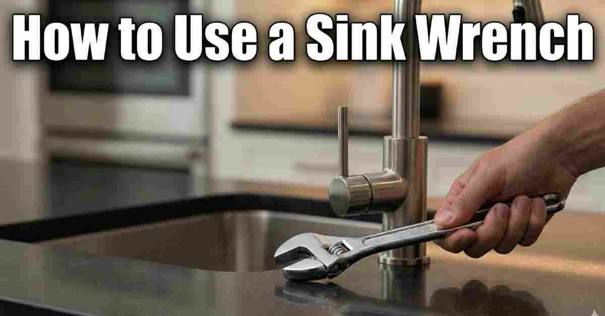 How to Use a Sink Wrench Without Losing Your Mind
