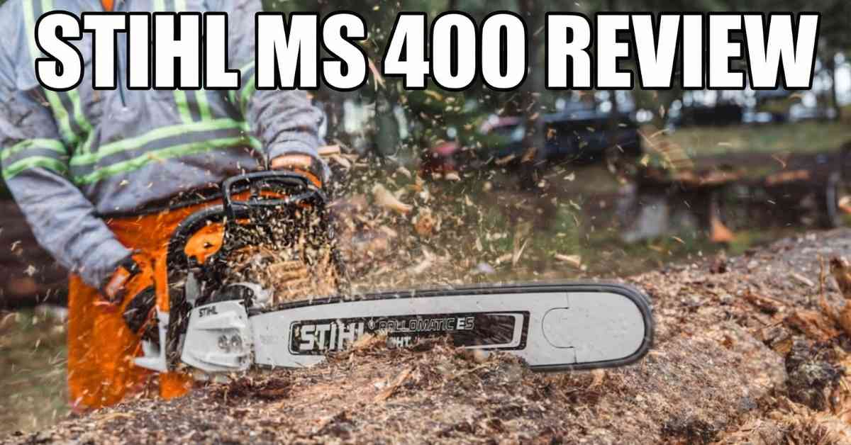 Stihl MS 400 Review: Is the Magnesium Piston Worth It?